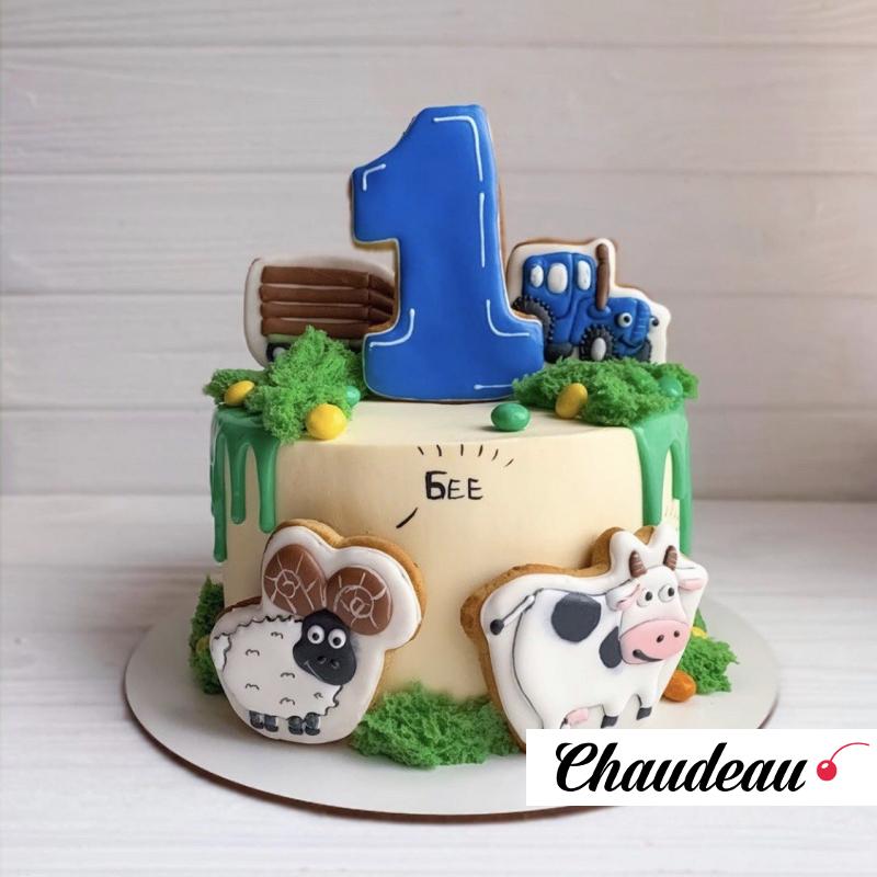 Детский торт «Ферма» заказать с доставкой по Москве, 3 025 руб. за 1 кг ...